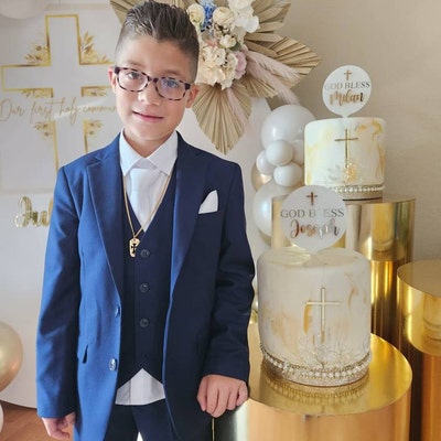 First Communion Cake Topper, Dedication Cake Topper, Custom Acrylic ...