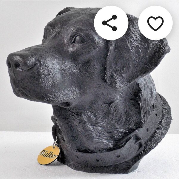 Black Lab Memorial Urn - Etsy