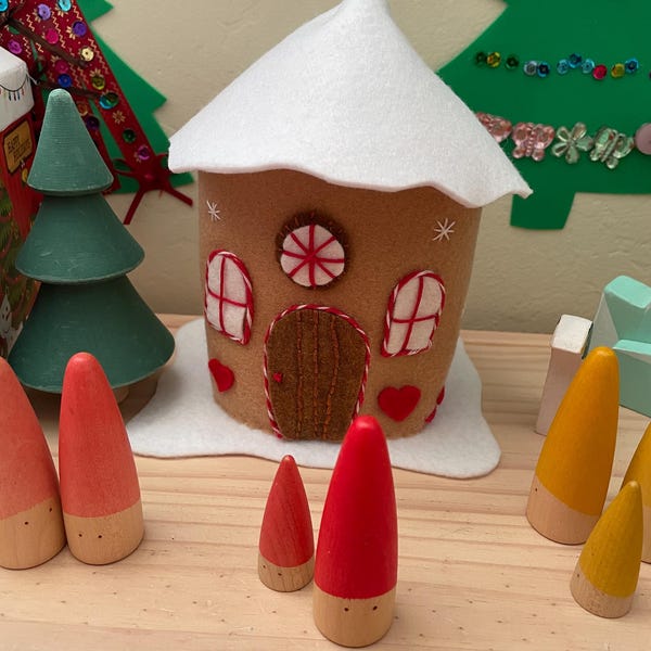 Book Gnome. Wood Peg Doll. Library Gnome. Reading Gnome. Christmas ...