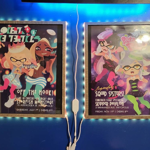 Off the Hook Concert Poster Splatoon 2 Artist Print Illustration - Etsy