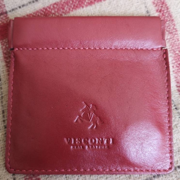 Pinch Close Coin Purse - Leather Coin Purse - Premium Leather - Perfect ...