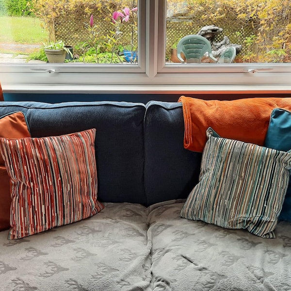 Paw Proof Velvet Pillow Cover * Piping Velvet Throw Pillow ...