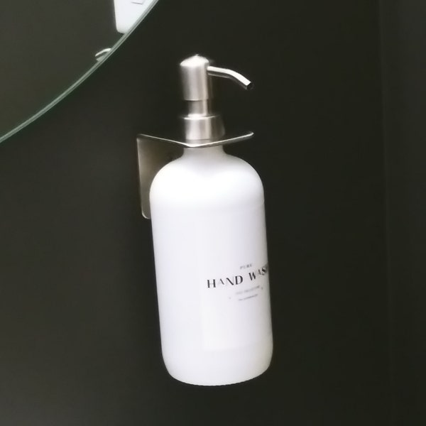 Hand Soap, Shampoo or Conditioner Bottle Wall Mount Bracket bottle ...