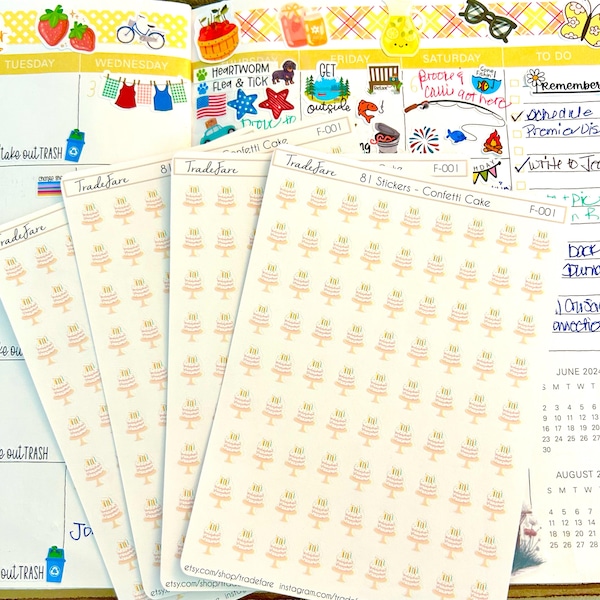 DIY Theme Stickers for Planner, Demo Day Stickers, DIY All Day Labels ...