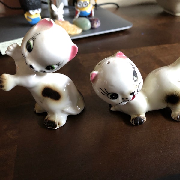 Vintage Blue Bird Salt Pepper Shaker Set Anthropomorphic Bluebird Mid ...