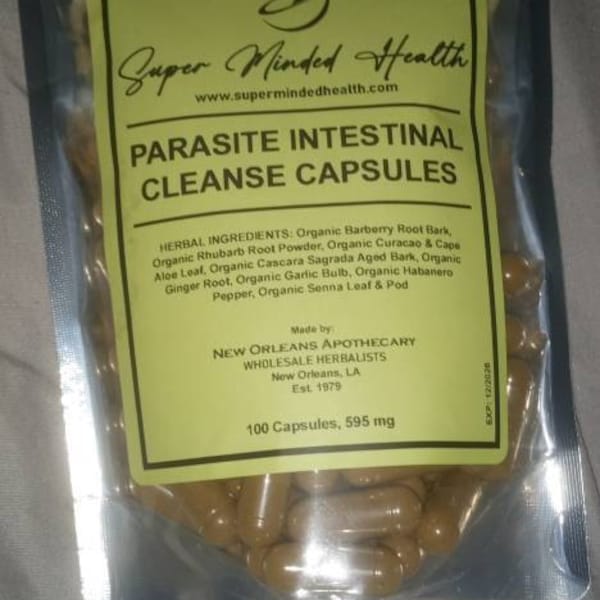100-parasite Intestinal Cleanse(colon Cleanse Super Flush) All Organic ...