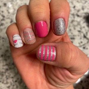 Raspberry Red Nail Wraps / Solid Color Nail Wraps | Etsy