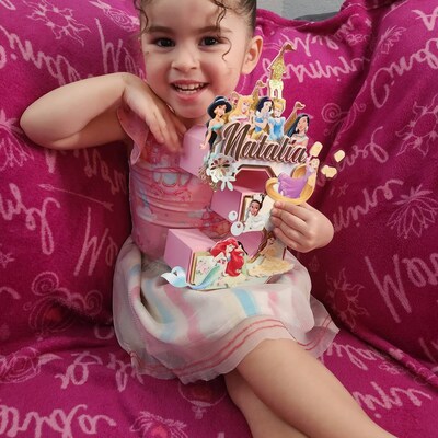 Princess Cake Topper Shaker, Cake Topper, Birthday, Party Decor, Party ...