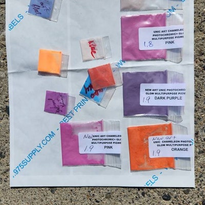 Aqua Glow in the Dark Neon Pigment Powder - Etsy