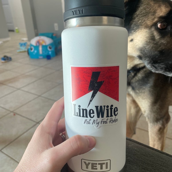 Line Wife Sticker, Linemans Wife, Line Wife, Lineman Wife, Lineman ...