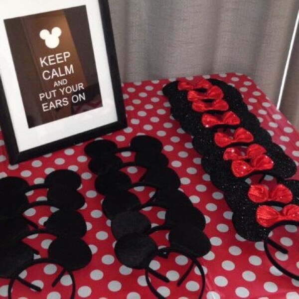 Mickey Minnie Mouse Disney Inspired Printable Wall Art Keep Calm and ...