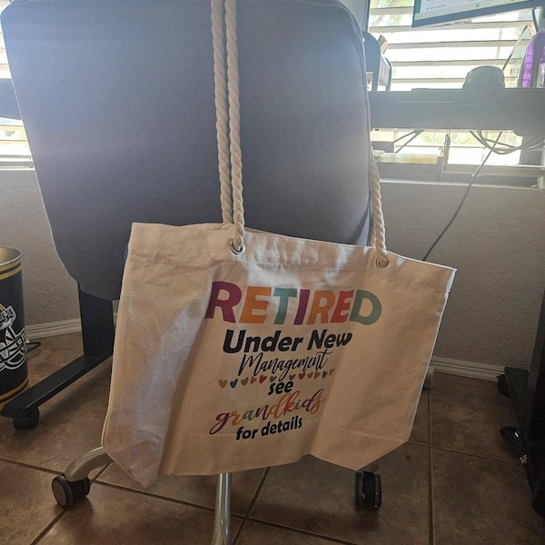 Retired Bag, Retirement Gift for Women, Retirement Gift Bag, Retired ...