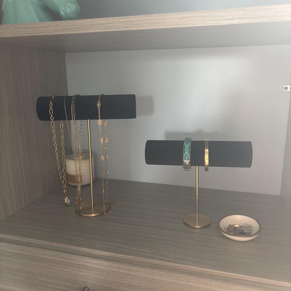 Elegant Ring Holder Roman Column Style Gypsum Ring Stand Jewelry ...