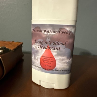 TOP SELLER Dragon's Blood Deodorant, Aluminum Free Deodorant, Natural ...