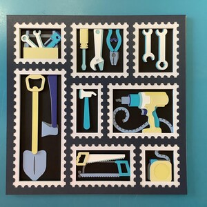 3D SVG Gardening Shadow Box SVG Spring Garden With Leaves and Flowers ...