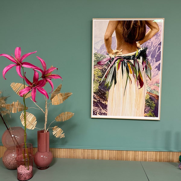 Ho'olewa ( Hula Hips ) 19.25 X 28" Archival Gicle'e on Paper - Etsy