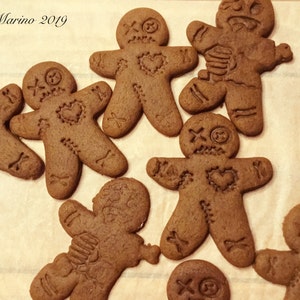 Zombie Gingerbread Man Cookies Cutters Biscuits Cutter One - Etsy Canada