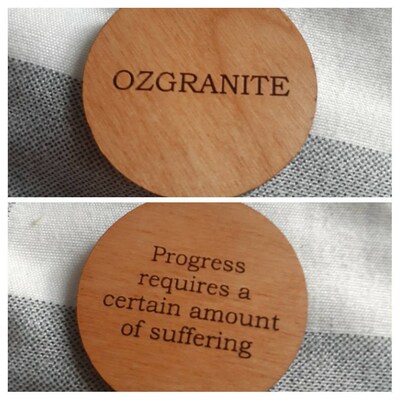 Custom 1.5 Inch Wood Coins - Etsy