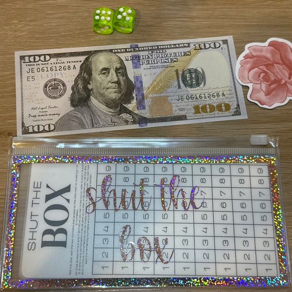 Shut the Box Savings Challenge | Savings Challenge | A6 Savings ...