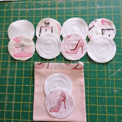 ITH Reusable Face Pads Satin Edge Digitized Machine Embroidery Design ...