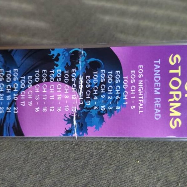 ONE Throne of Glass Tandem Read Bookmark - Double Sided - TOG Book Mark ...