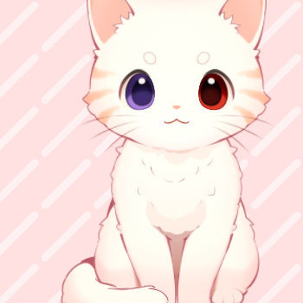 Customizable Vtuber - Anime Cats Live2d Avatar - Etsy