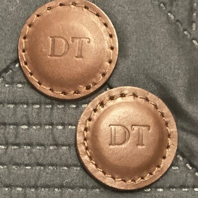 Personalized Leather Hexagon Coasters Set of 4. Monogram Coaster Set ...