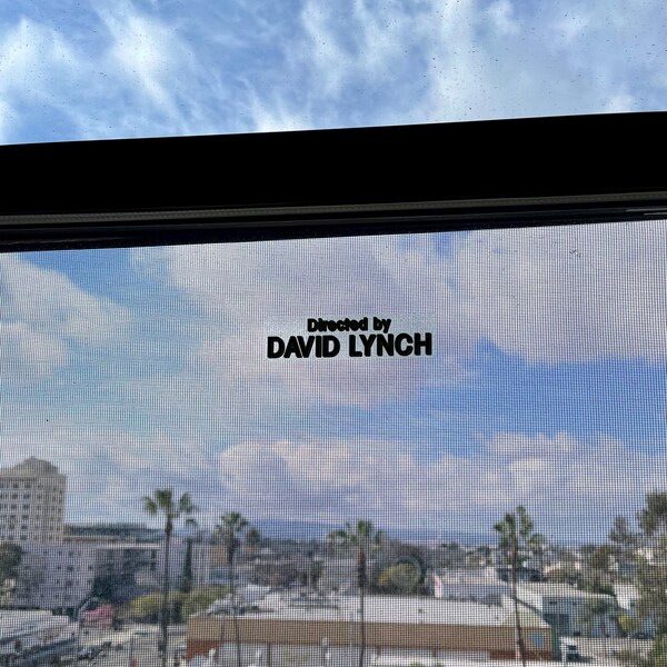 Directed by David Lynch Stickers original - Etsy