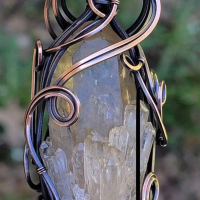 Elite Shungite 'tyet' Wire Wrap Pendant Shungite Necklace Jewelry - Etsy