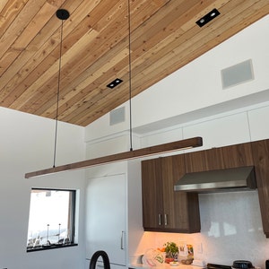 Alpine Modern Standing Floor Lamp Wood LED Floor Lamp Minimalist Floor ...