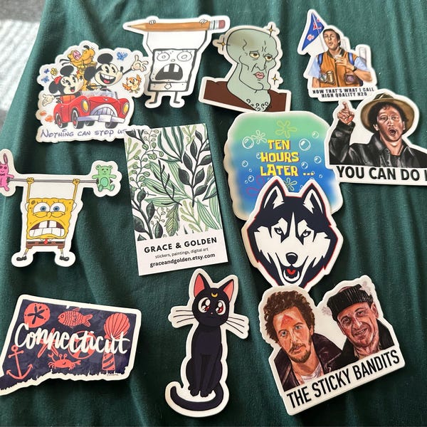 Waterboy Fan Pack matte Vinyl Stickers - Etsy