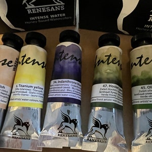 Intense Watercolor Paint in Tube by Renesans: Professional - Etsy