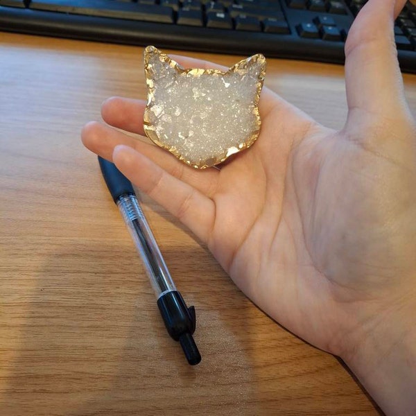 Resin Lotus Flower, Phone Accessories, Gold Phone Grip, Flower Phone ...