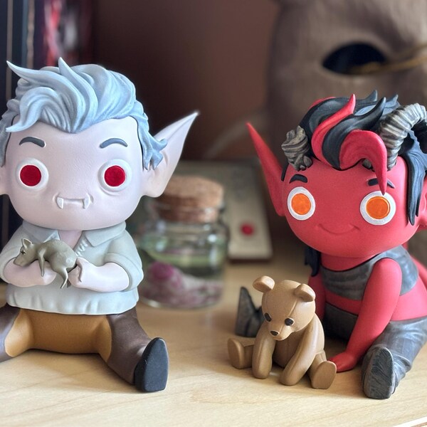 Resin Printed Karlach Figure - Painted - Etsy