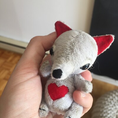 Wolf PDF Sewing Pattern Video Tutorial DIY Stuffed Toy Pattern DIY Dog ...