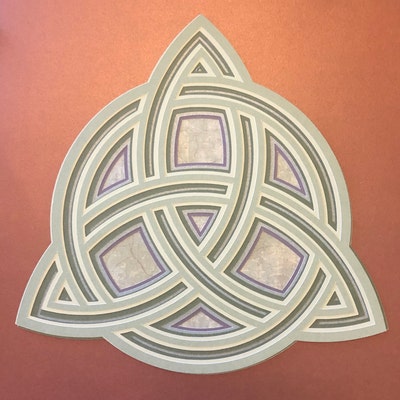 3D Celtic Knot Laser Cut File Svg, Multilayered Trinity Knot Svg ...