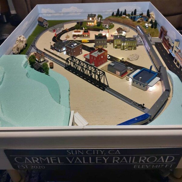 Welcome Train Station Sign, Personalized Most Scenic Routes Sign, Metal ...