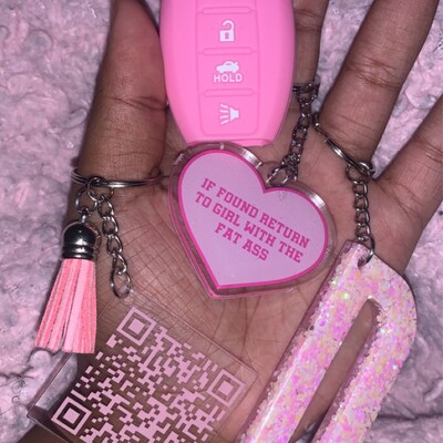 Return to Fat Ass Keychain, Acrylic Keychain, Baddie Keychain, Car ...