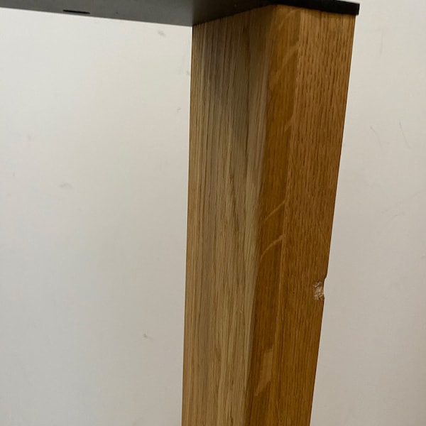 Square Frame Oak Legs, Wood Oak Legs - Heavy Duty Table Legs Oak - Etsy