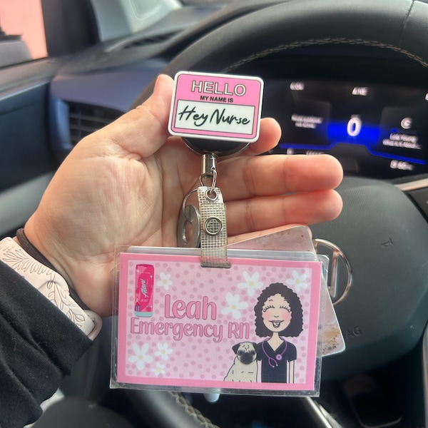 CUSTOMIZED Badge Buddies! for Healthcare Workers, Teachers, Etc. - Etsy