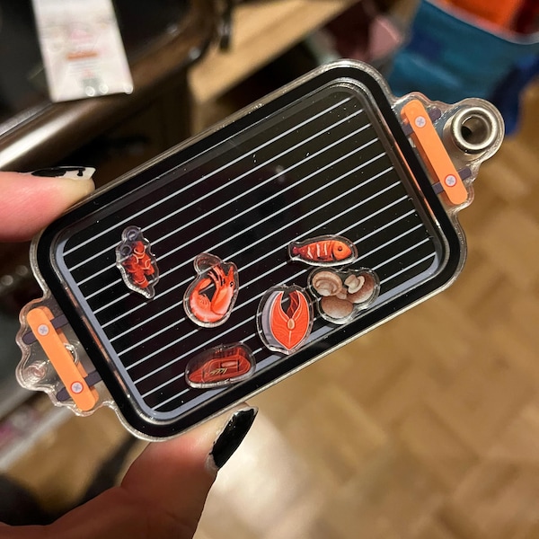 Kawaii Fillable Shaker Keychains Bento Box, Hibachi, Ramen - Etsy