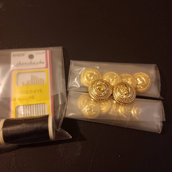 Handmade Genuine Leather Folding Buttons for Blazers, Coats, and ...