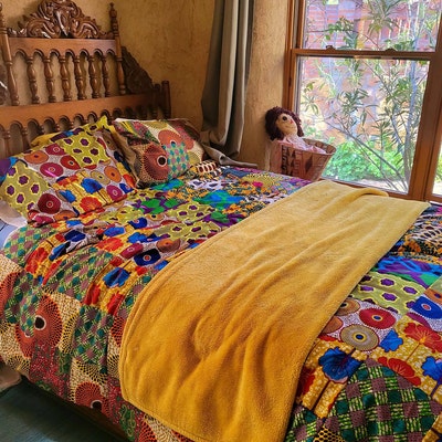 3 Piece Bedding Ankara Set/african Print Comforter/duvet Cover Ankara ...