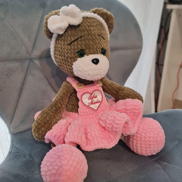 Amigurumi Crochet Pattern Emma the Bear in English - Etsy