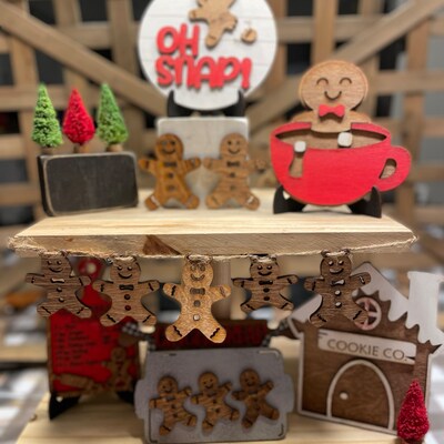 Gingerbread Tiered Tray Gingerbread House Tiered Tray Christmas Tiered ...