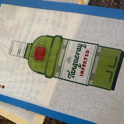 Tab Soda Hand Painted Needlepoint Canvas - Etsy