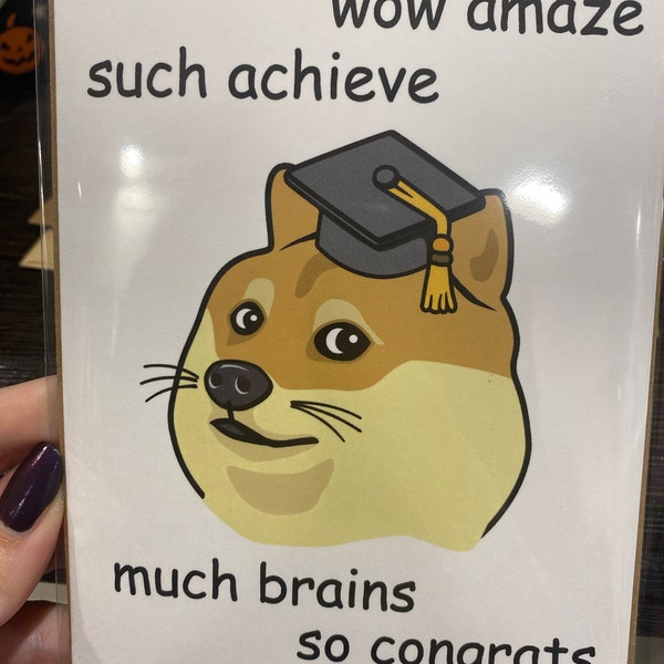 Funny Graduation Card for New College Graduate - University Grad Card ...