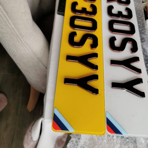 Tinted 13 Inch 5 Digit Max 4d Black Gel Number Plates - Etsy