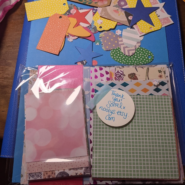 Mixed Patterned Cardstock & Paper Pack - Grab Bag - Cardmaking ...