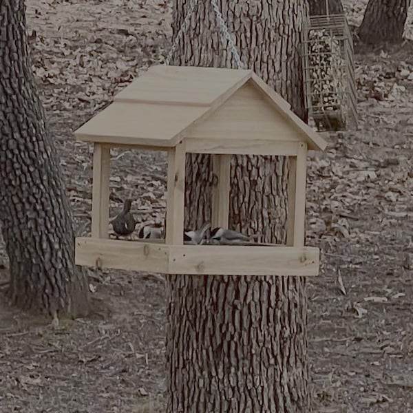 Fly-through 4x4 Post Feeder - Etsy